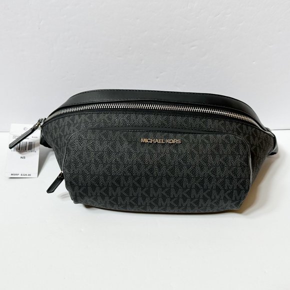 Michael Kors | Bags | Michael Kors Cooper Utility Belt Bag Fanny Pack Crossbody Bag Mk Signature ...